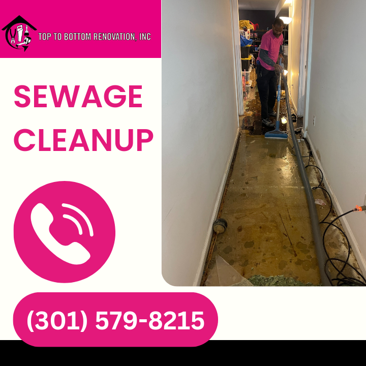 Sewage Backup Cleanup in Annapolis, MD