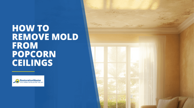 How to Remove Mold from Popcorn Ceilings