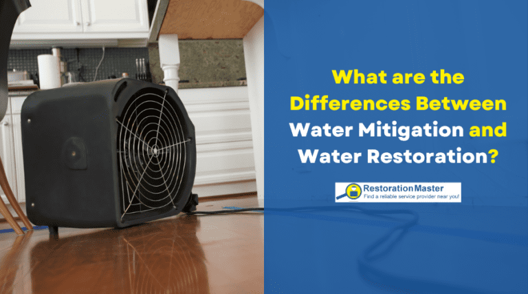 Water Restoration vs. Water Mitigation: The Differences
