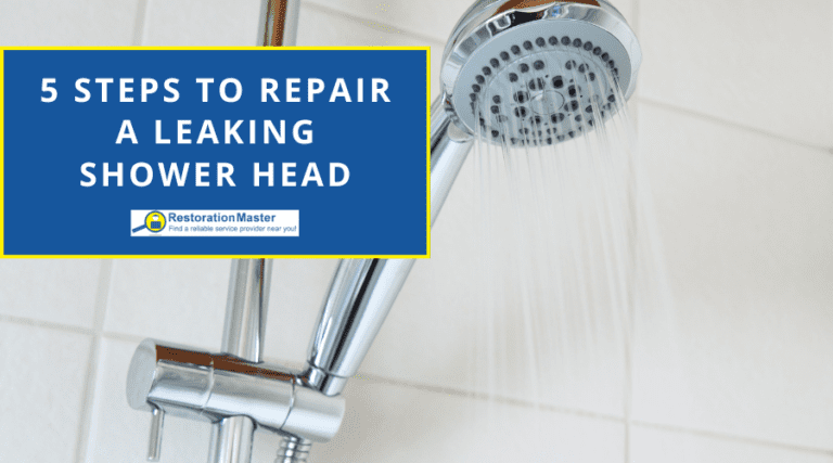 5 Steps to Repair a Leaking Shower Head