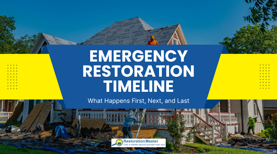 Emergency Restoration Timeline: What Happens First, Next, Last